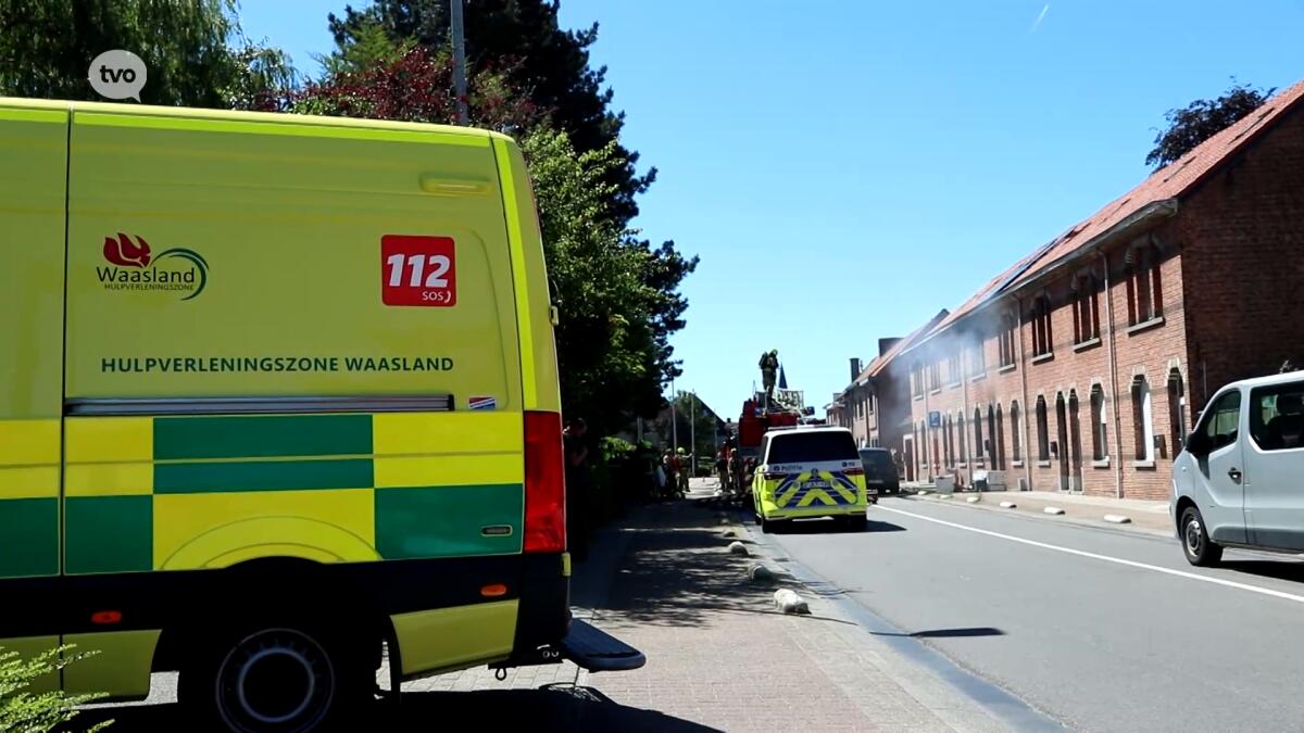 Drie huizen onbewoonbaar na keukenbrand in Temse-Velle | TV OOST