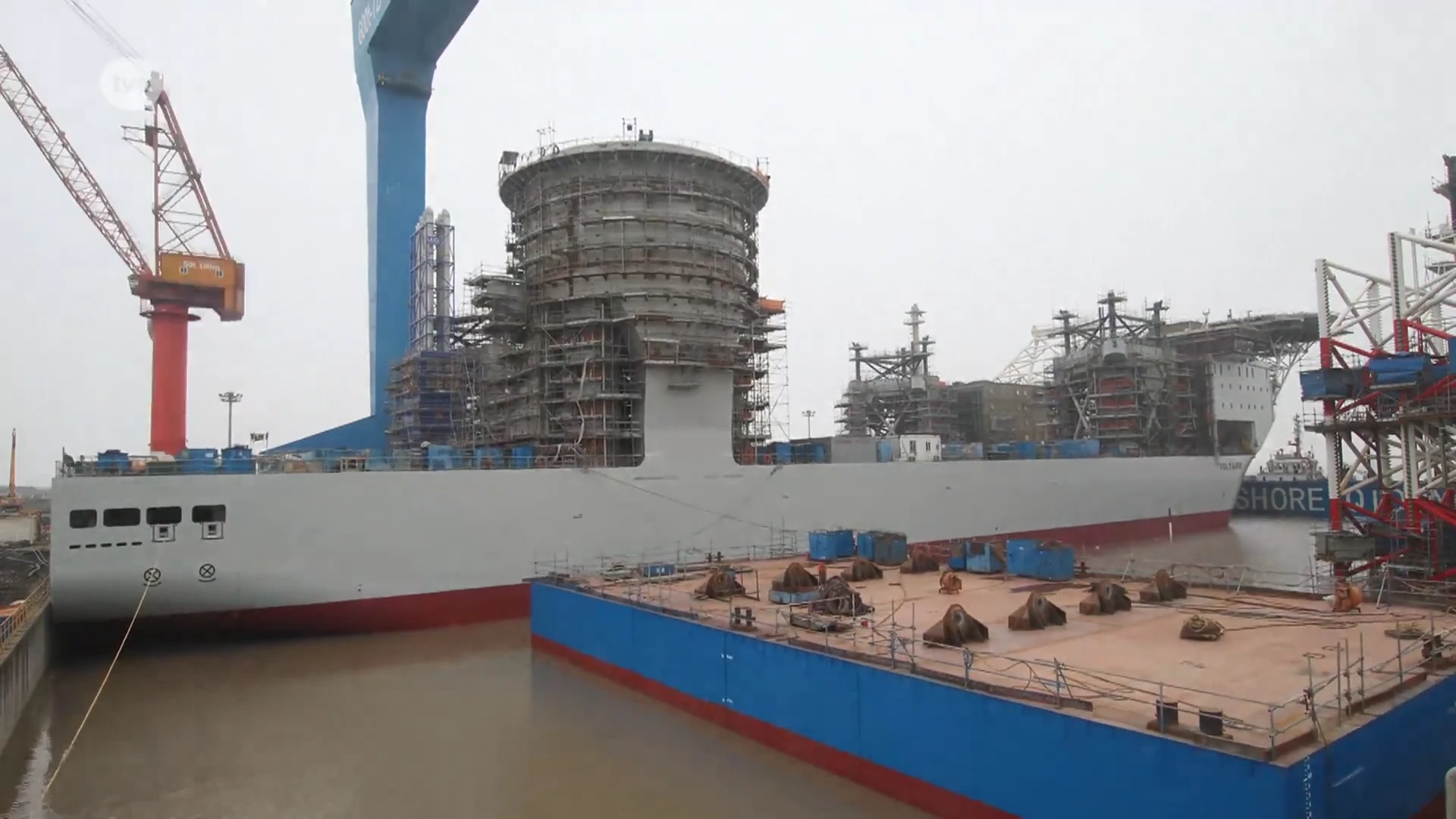 Jan De Nul laat Voltaire te water in China, grootste installatieschip ... Jan De Nul laat Voltaire te water in China, grootste installatieschip ...